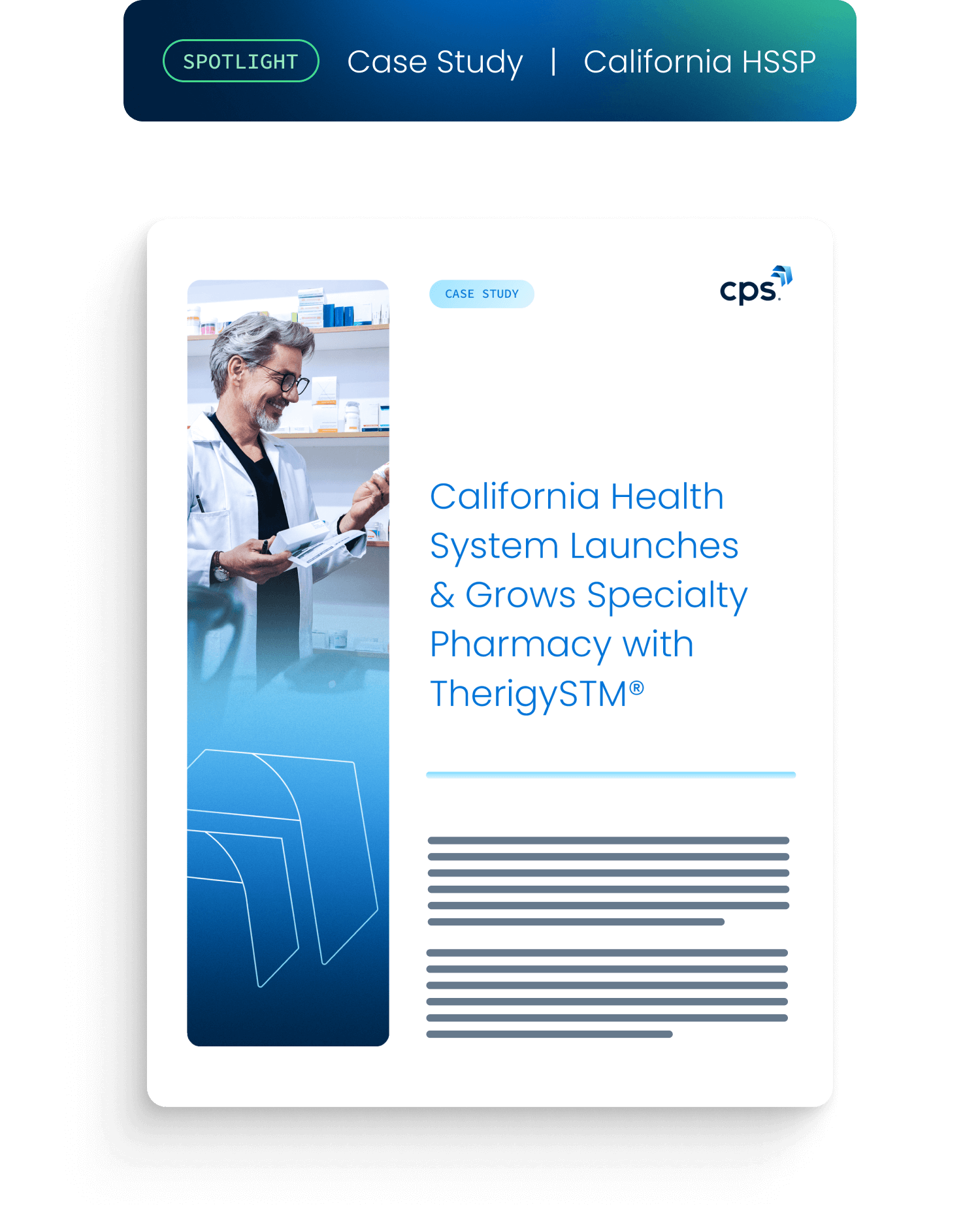 TherigySTM Specialty Pharmacy Management Software | CPS